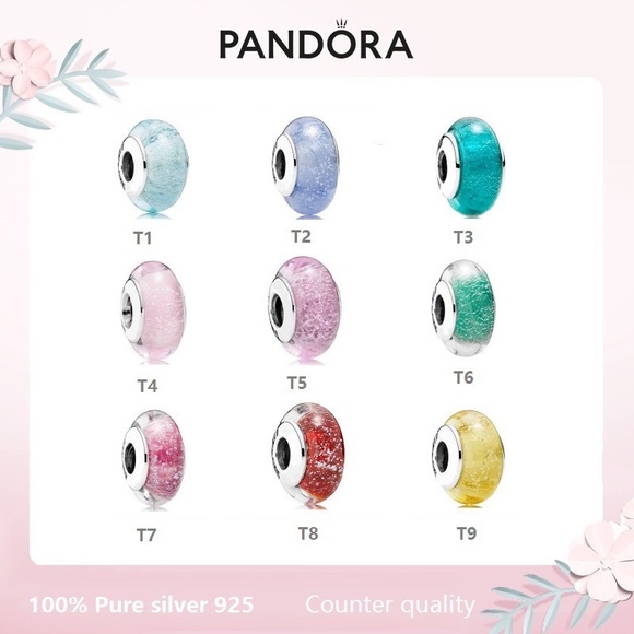 Pandora | Jewelry | 7 Pandora Disney Princess Murano Bead With Box ...